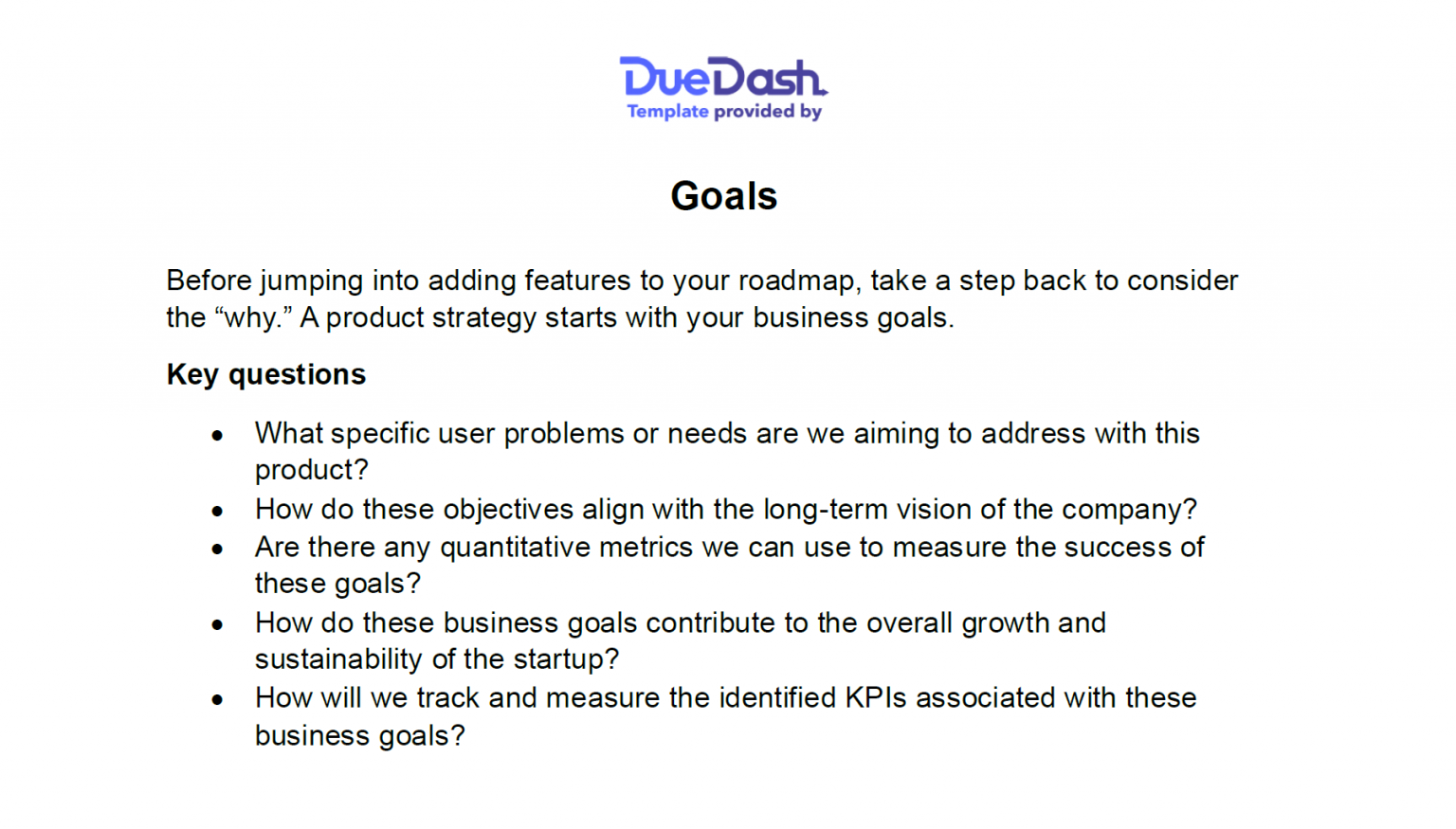 Essential product roadmap guide - DueDash