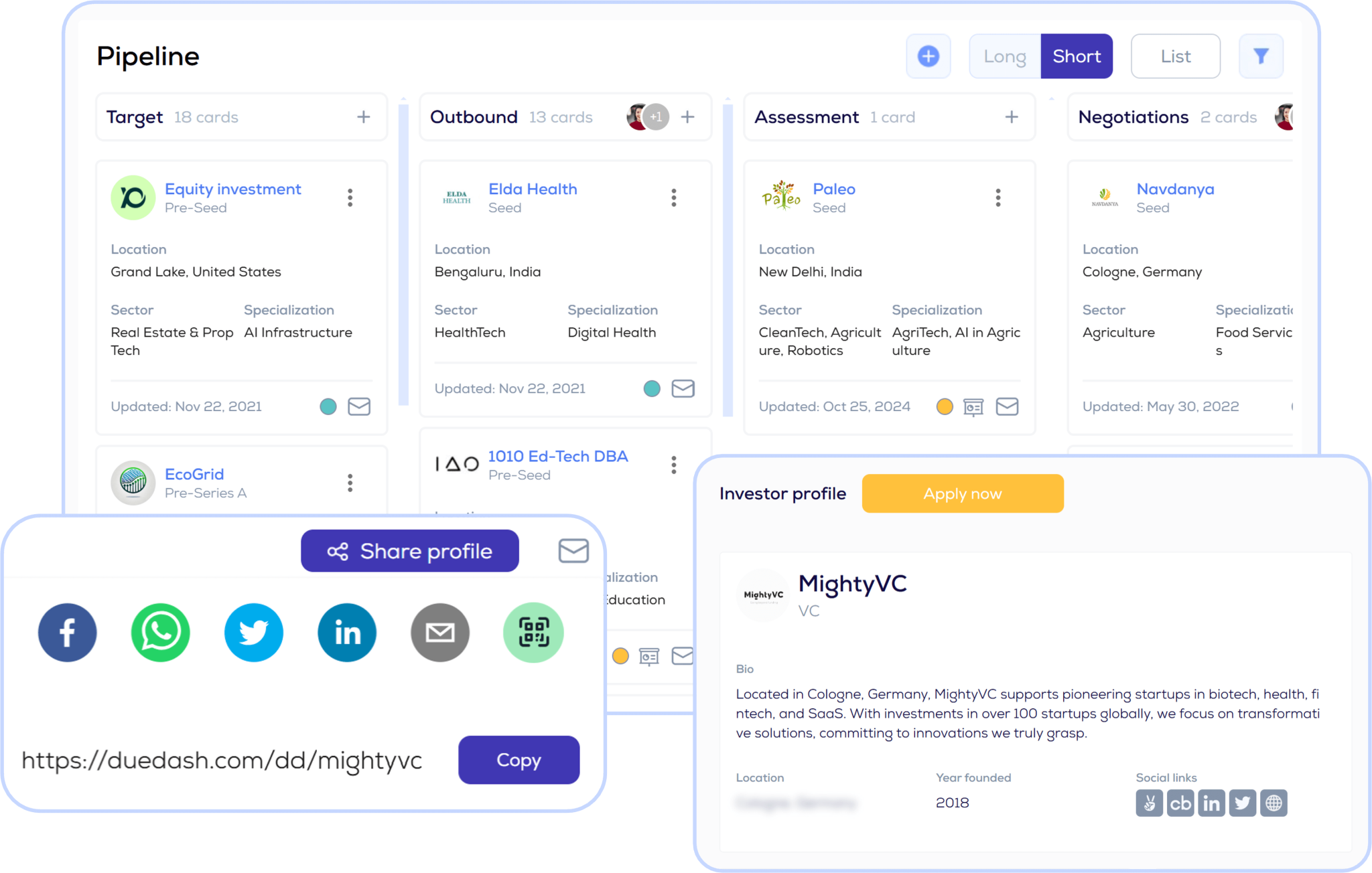 Deal Flow Management Software - DueDash